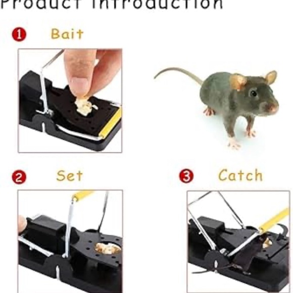 Amazon | Other | New 2 Packs Of Snap Mouse Traps Easy To Set Mice Trap Hunter | Poshmark
